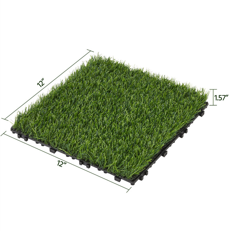 Yaheetech 12" x 12" Artificial Grass Turf Panels & Reviews | Wayfair