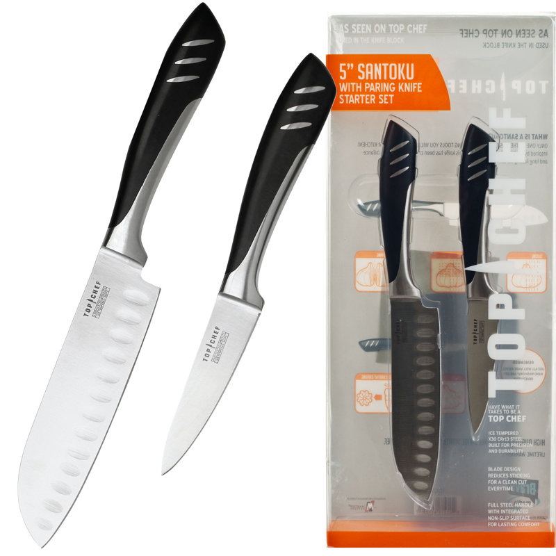 Top Chef 2 Piece 5" Santoku Knife & Paring Starter & Reviews | Wayfair