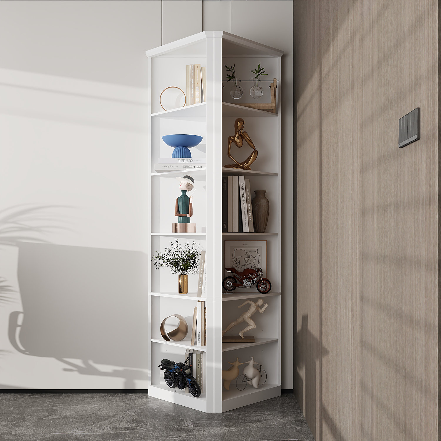 Hokku Designs Two Piece Corner Shoe Rack - Wayfair Canada