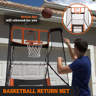 Hall Of Games Outdoor 2-in-1 Basketball And Baseball Pitchback Training ...