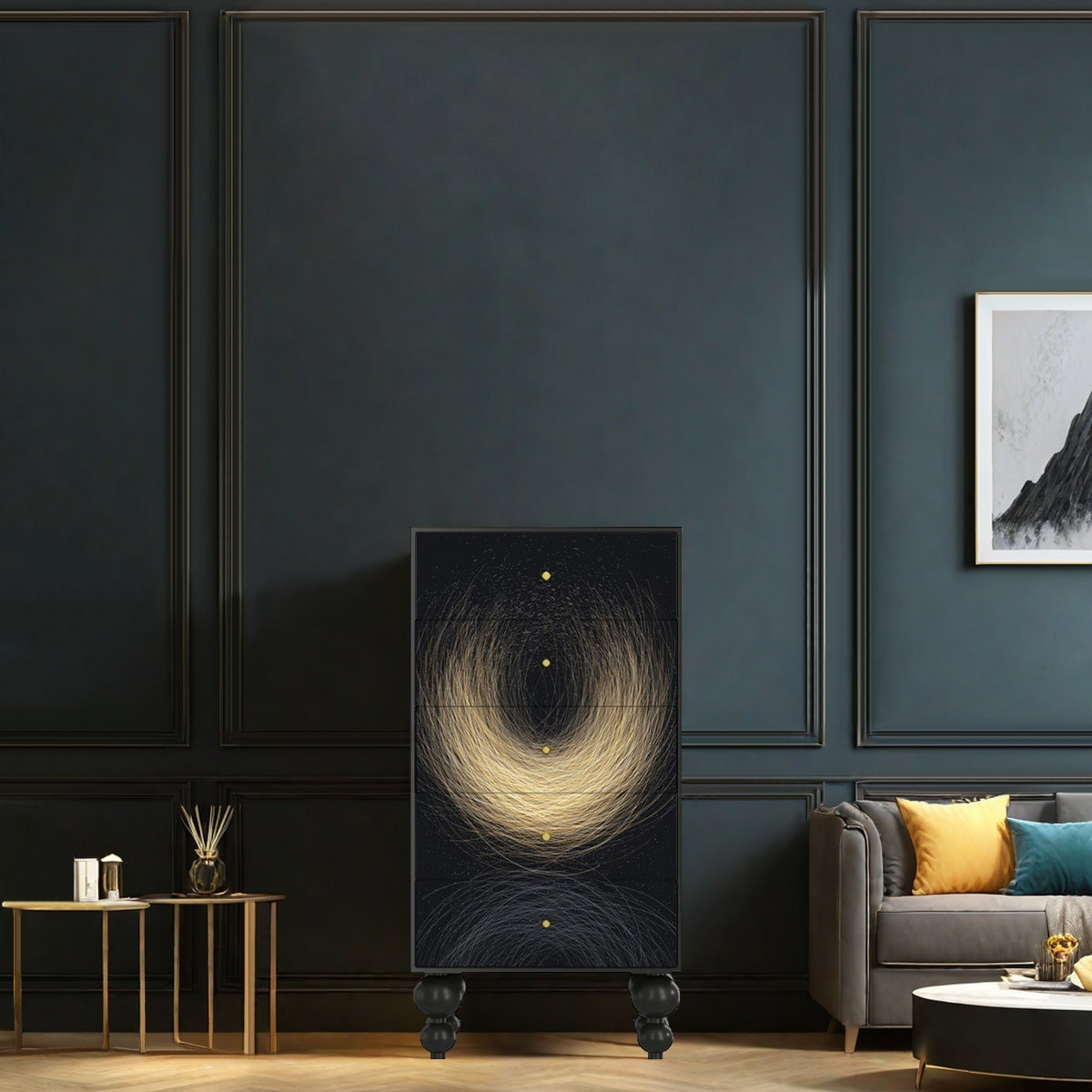 Canora Grey Simple modern living room locker decor cabinet | Wayfair