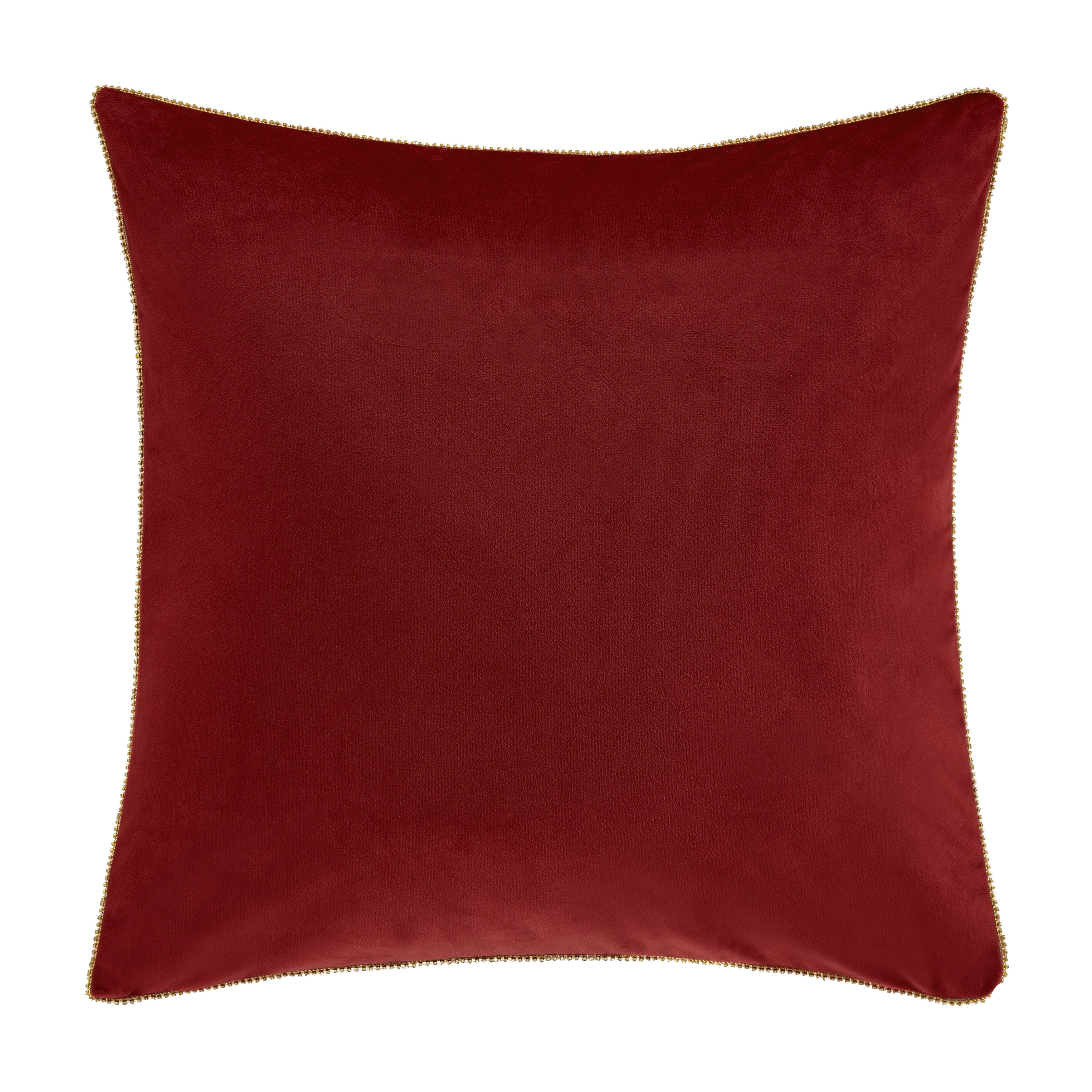 Five Queens Court Nicholas 18" Square Embellished Decorative Throw ...