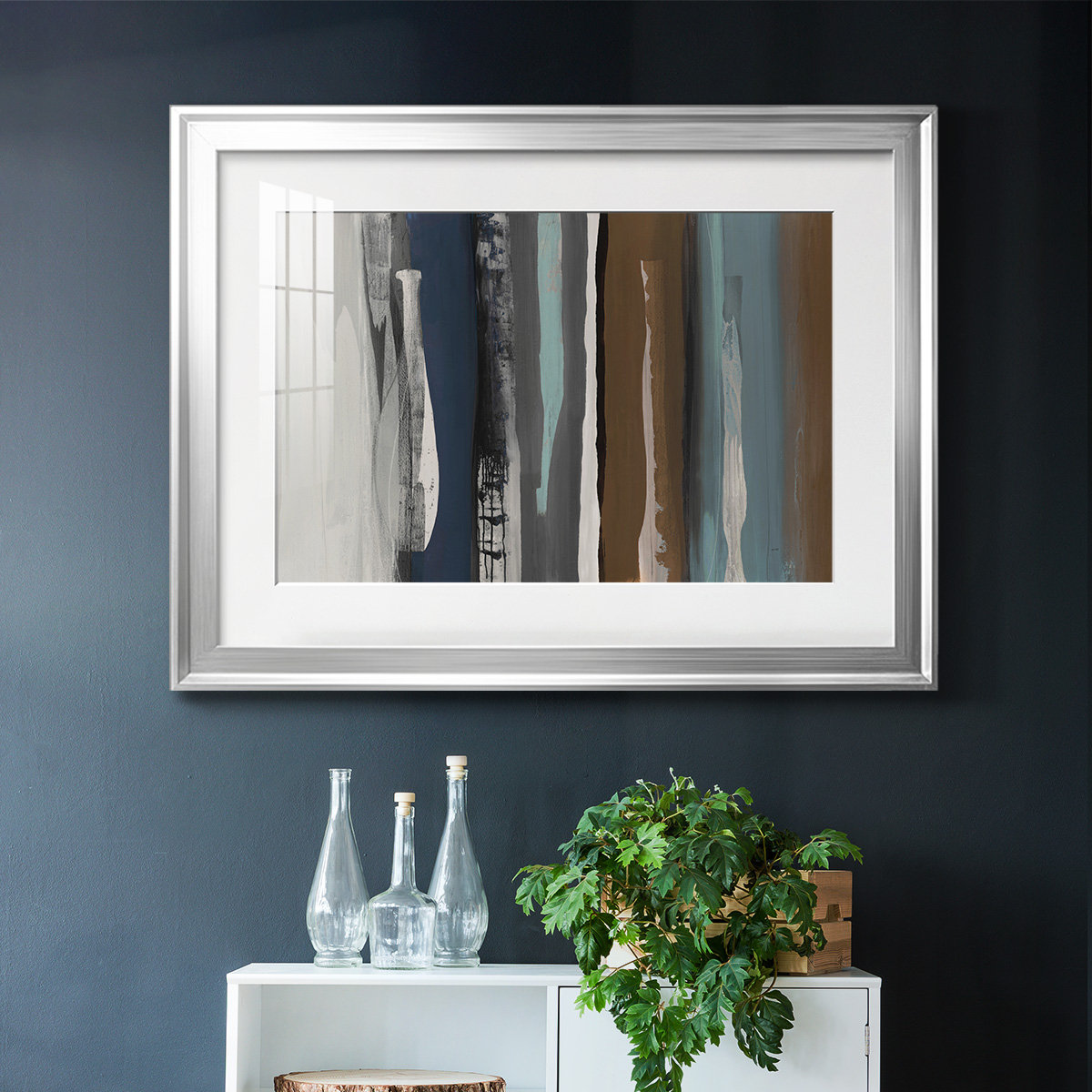 Ivy Bronx Luna Park V30-FramedFramed Print W Beveled Matt and Glass ...
