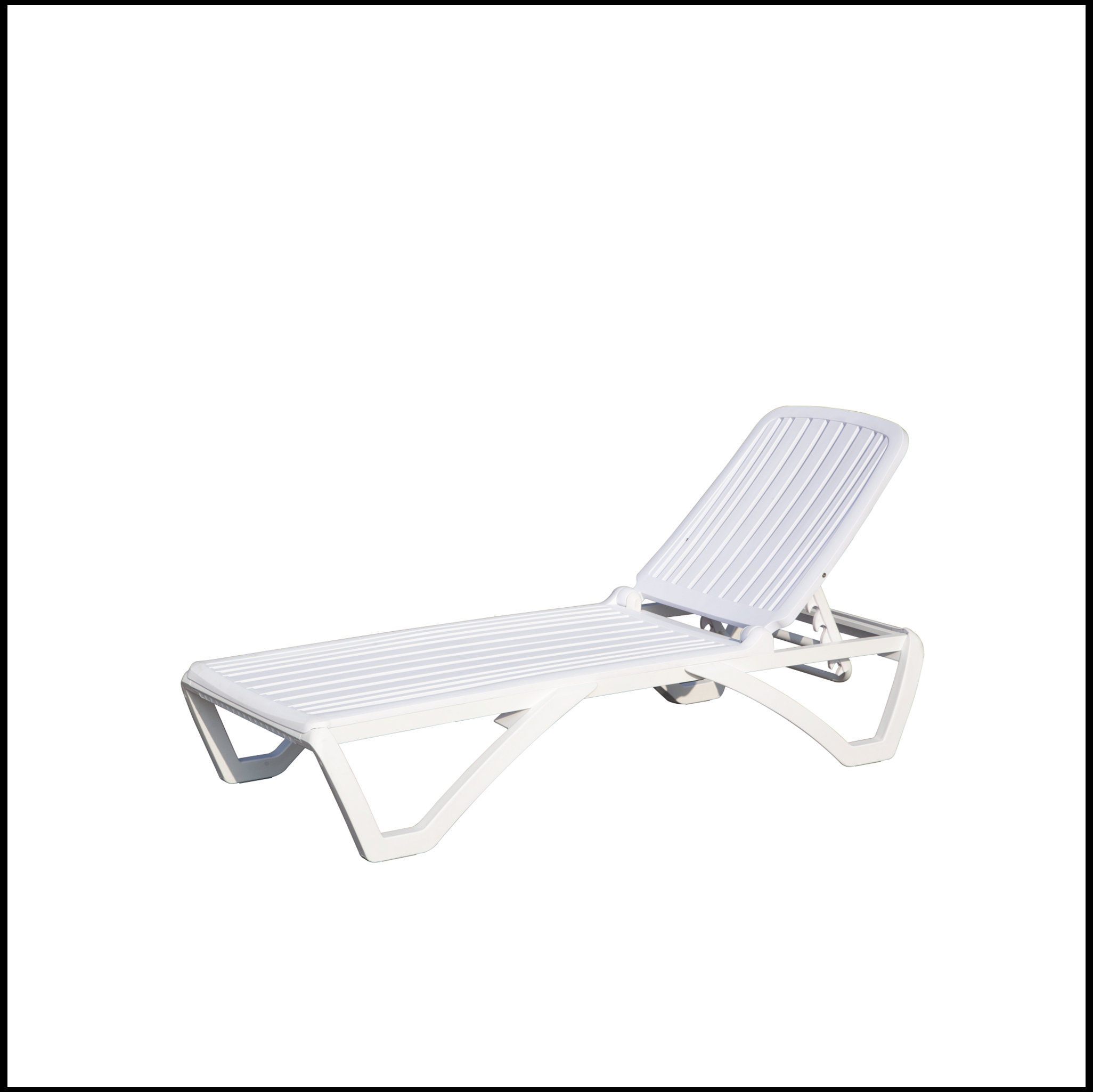 Ebern Designs Outdoor Chaise Lounge, Pool Lounge Chair Plastic ...