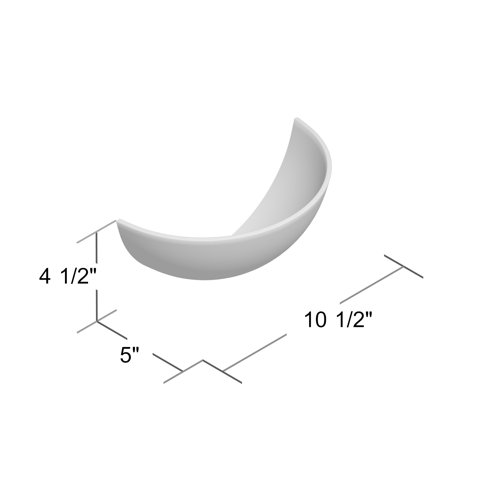 Wade Logan® Maarten Ceramic Half Moon & Reviews | Wayfair