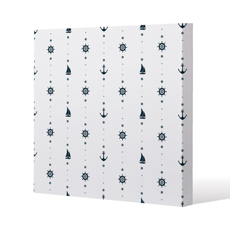World Menagerie Anchor, Wheel, Sailboat Slim Style Canvas Print, 15mm ...