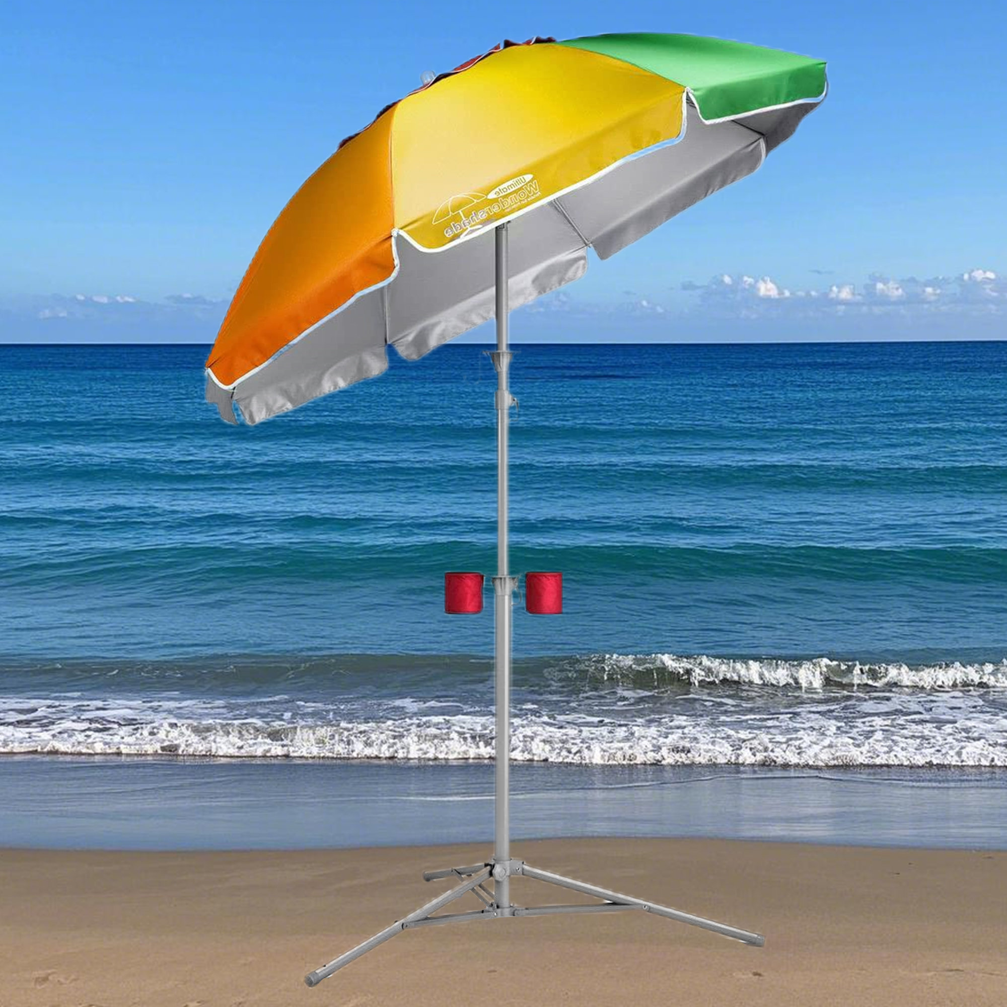 WILLIAMS HARDWARE INCORPORATED 5 ft. Portable Sun Shade Umbrella with ...