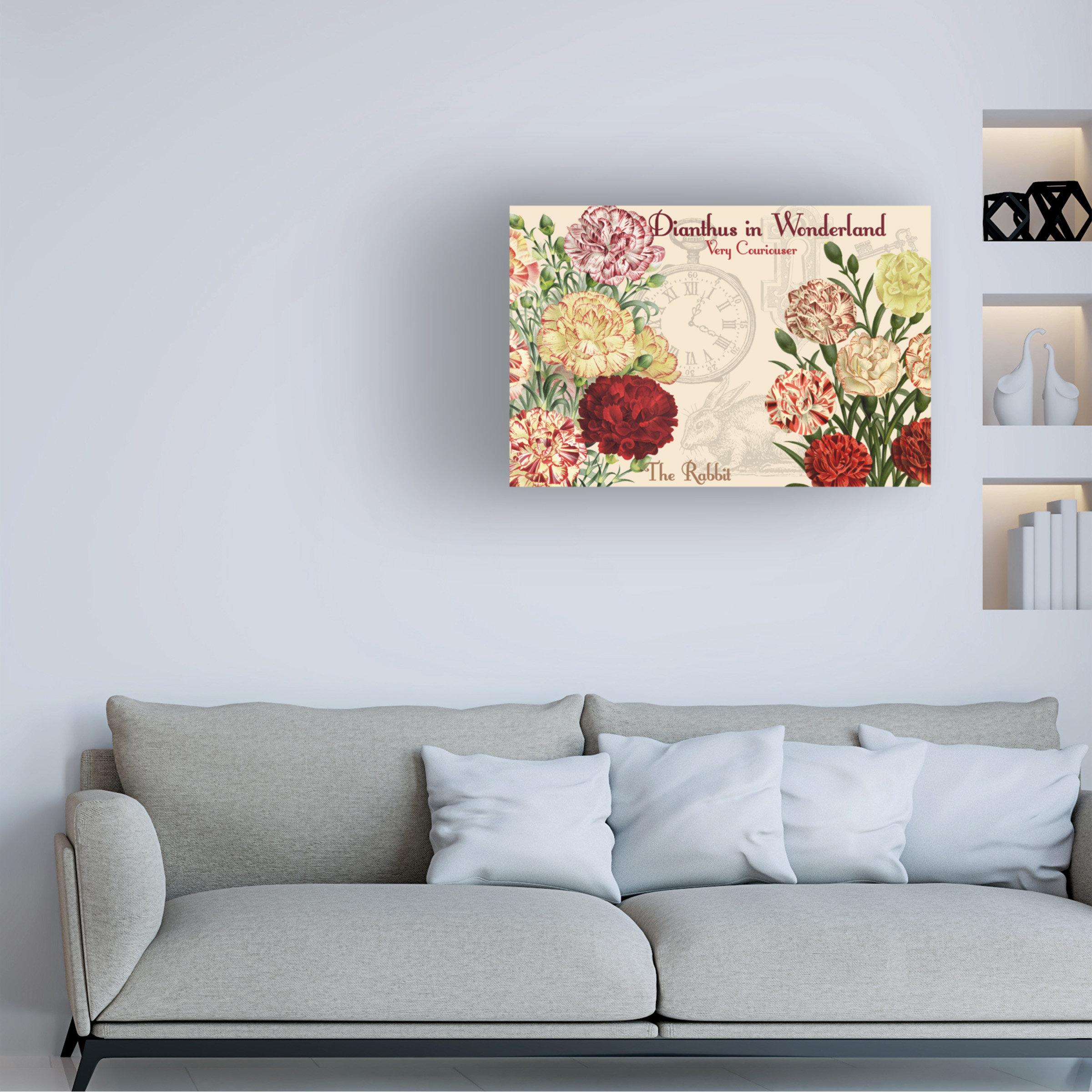 Winston Porter Wrapped Canvas Wall Art - Gail Fraser 'Diantus in ...
