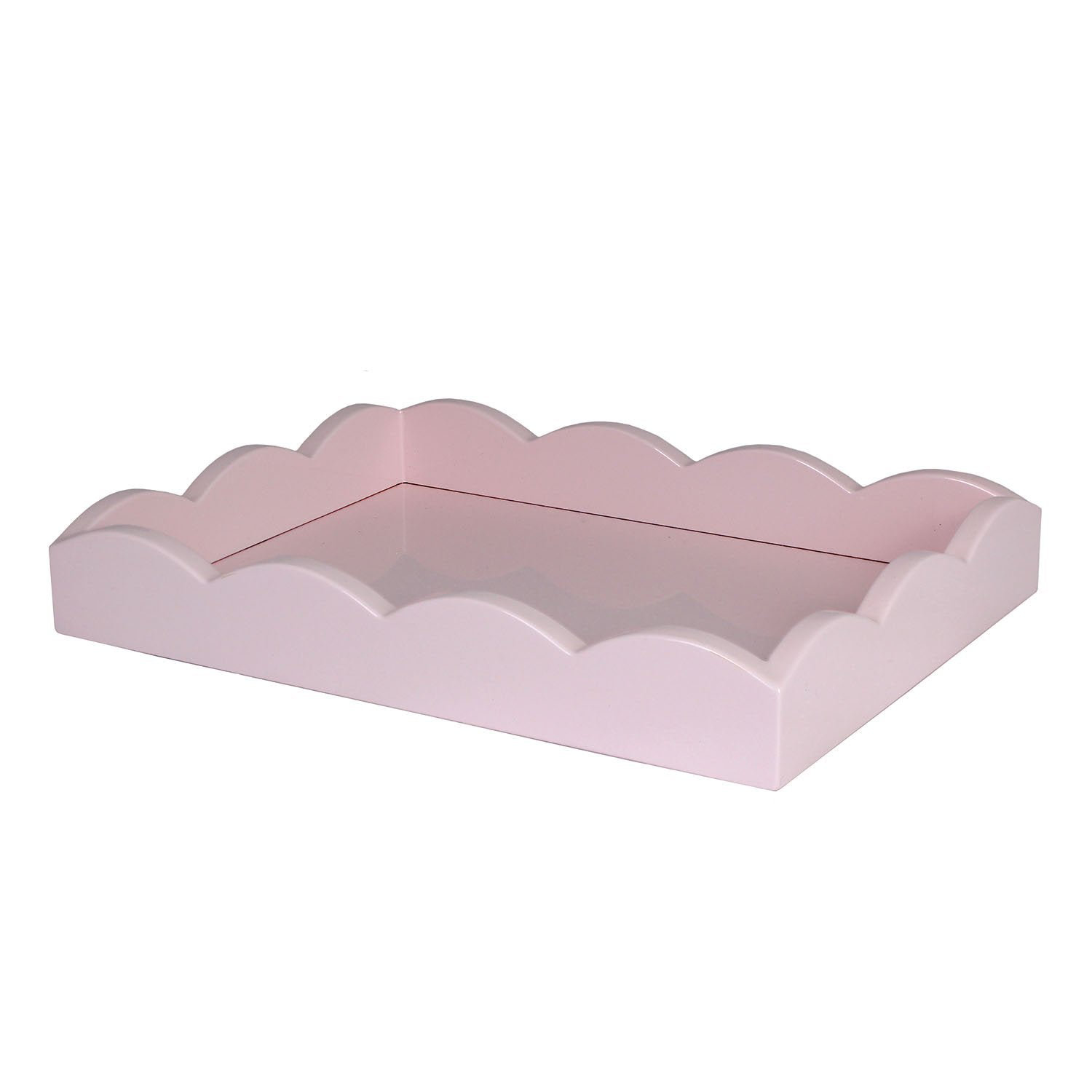 Addison Ross Small Lacquered Scalloped Tray | Wayfair