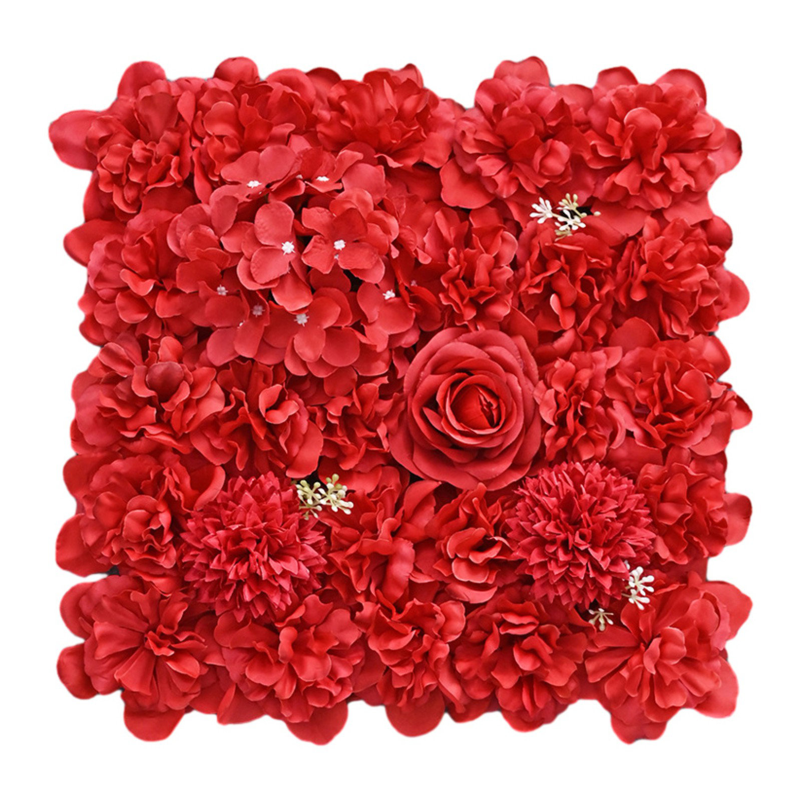 Mercer41 2PCS Flowers Wall Panel, Artificial Flower Wall Background ...