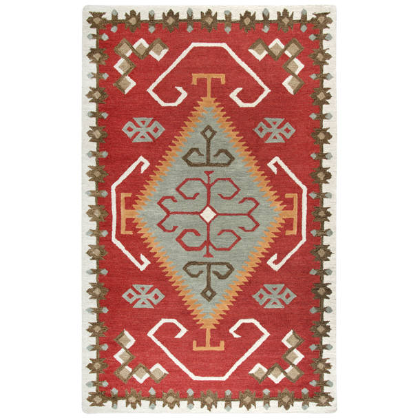 Loon Peak® Potts Hand Tufted Southwestern Rug & Reviews | Wayfair