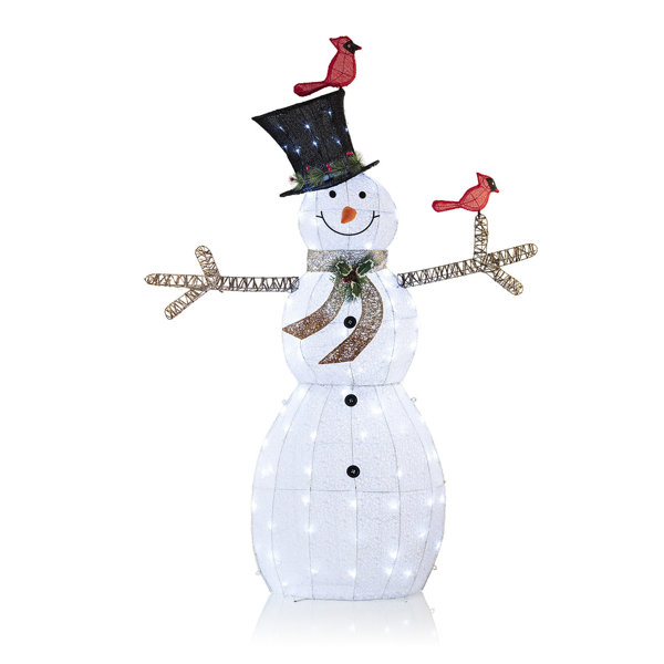 The Holiday Aisle® Snowman Lighted Display "& Reviews" | Wayfair