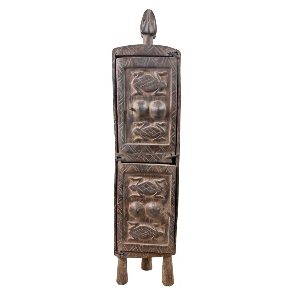 Bungalow Rose African Dogon Guardian Cabinet – Tribal Folk Art ...