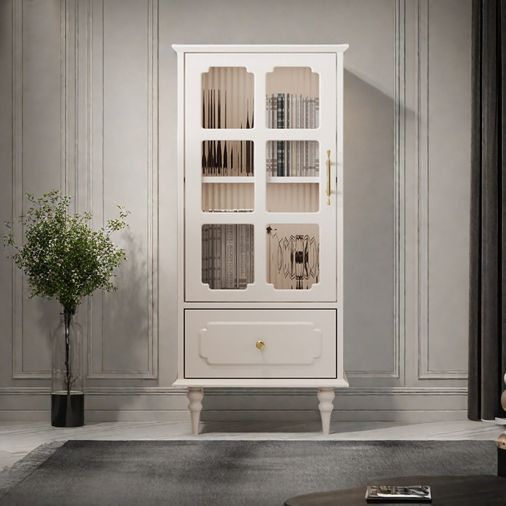 Kaoloupin American Style Enclosed Bookcase - Wayfair Canada