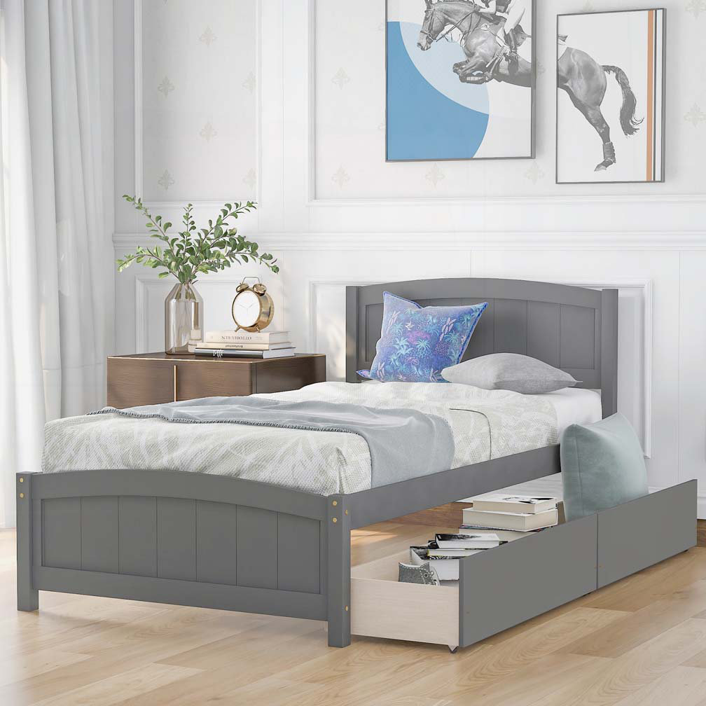 Lark Manor 2-Drawers Storage Bed - Wayfair Canada