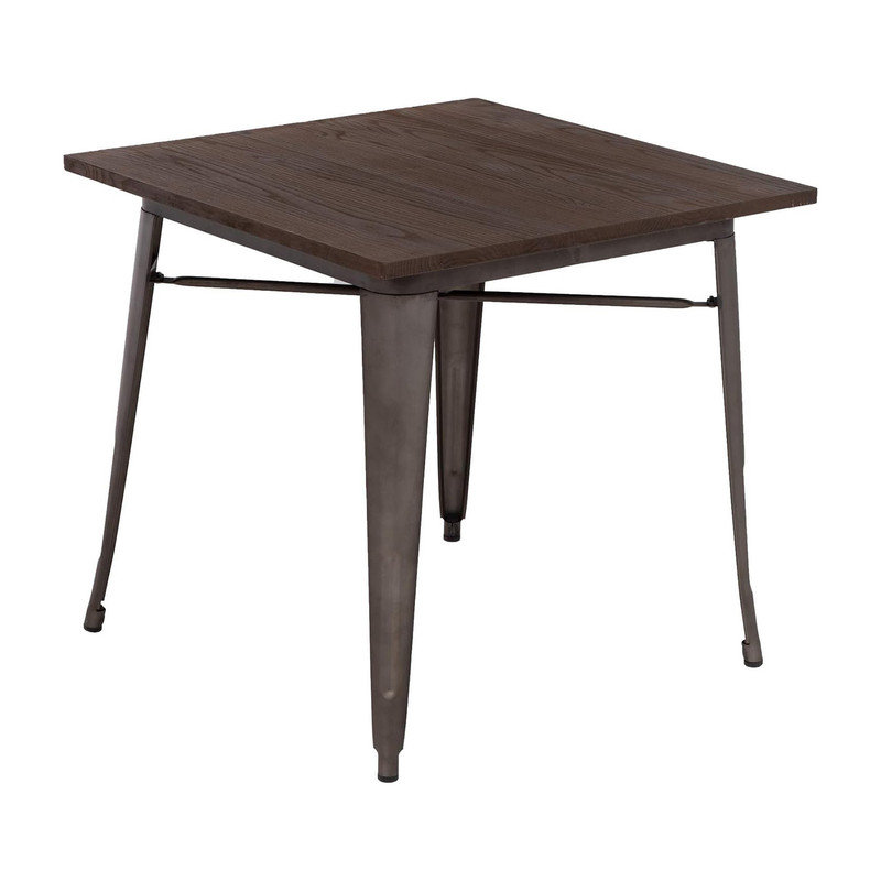 17 Stories Outdoor Dining Table Metal Kitchen Table Metal Table 31 x 31 ...