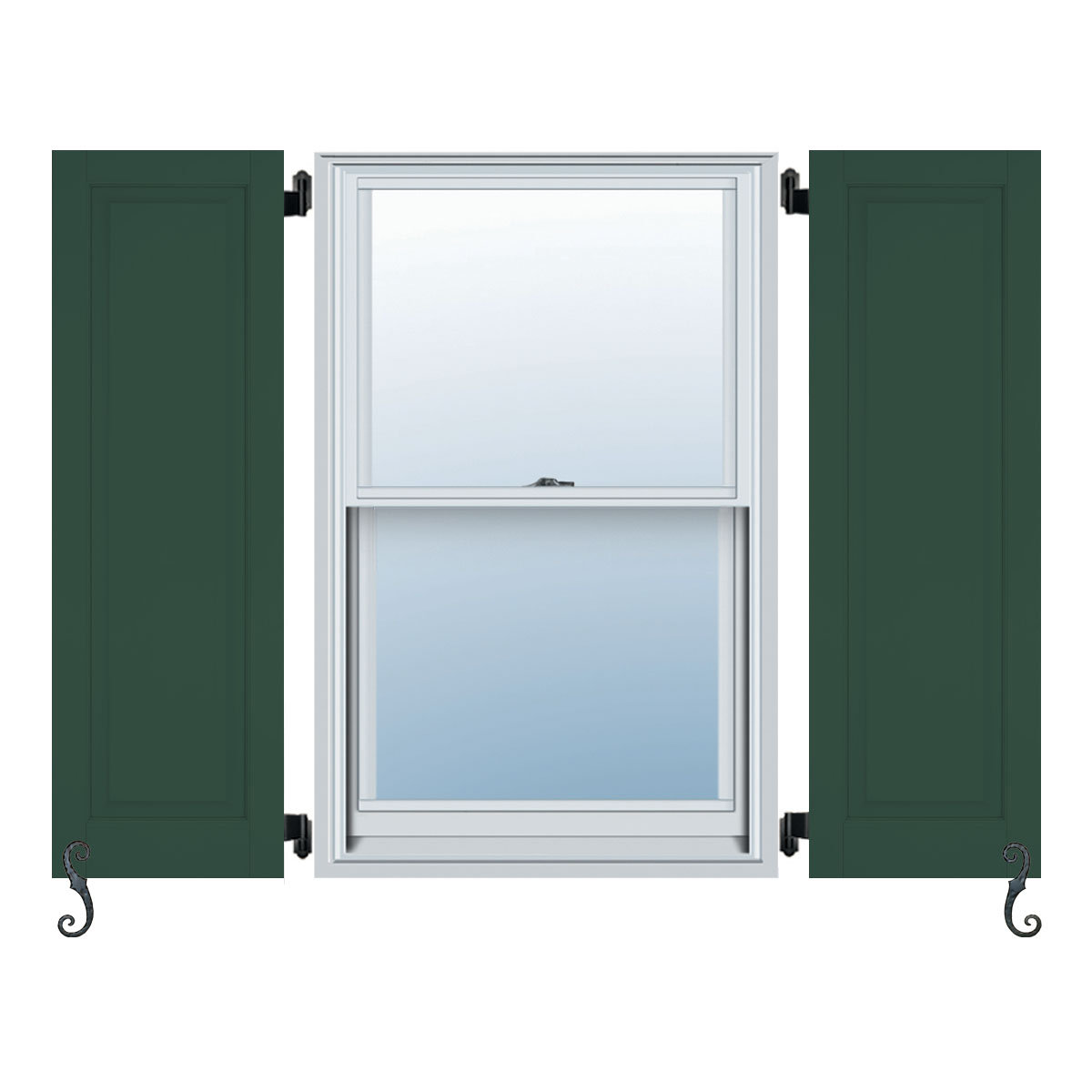 Atlantic Premium Shutters Atlantic Classic Single Panel, Raised Panel ...