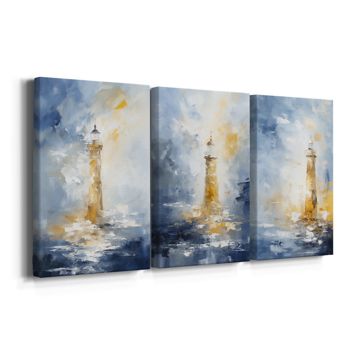 Longshore Tides NAUTICAL Series DLIII -Custom Wrapped Gallery Canvas ...