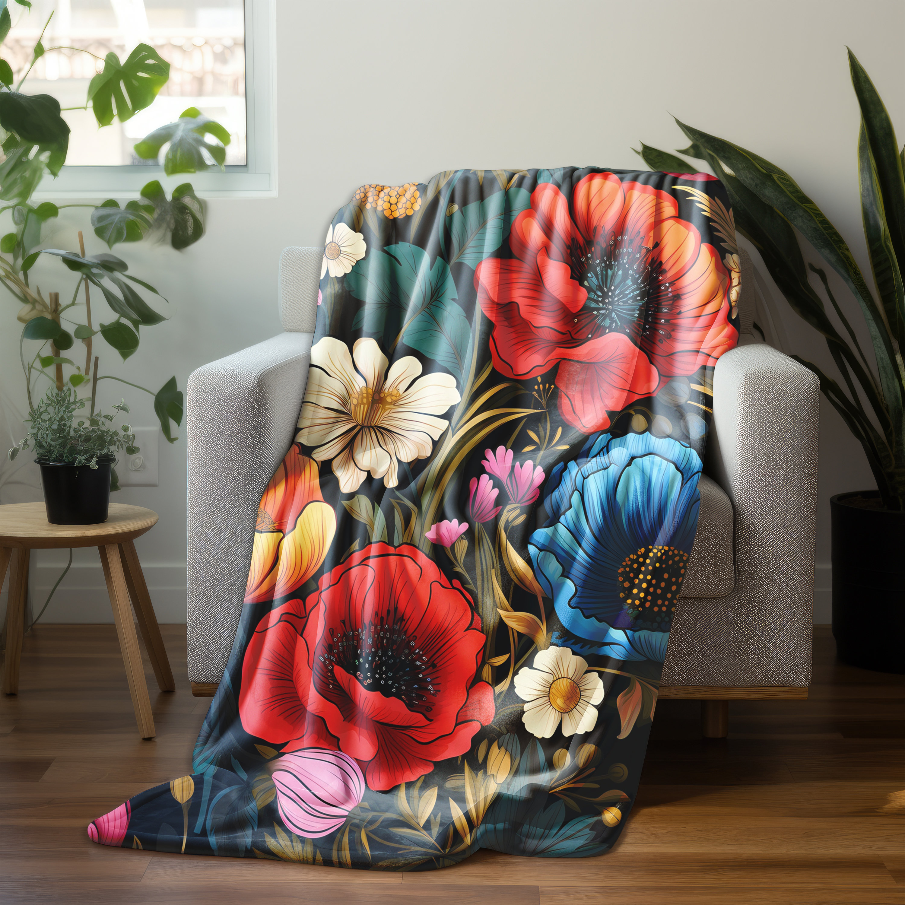 Folk N Funky Throw Blanket | Wayfair
