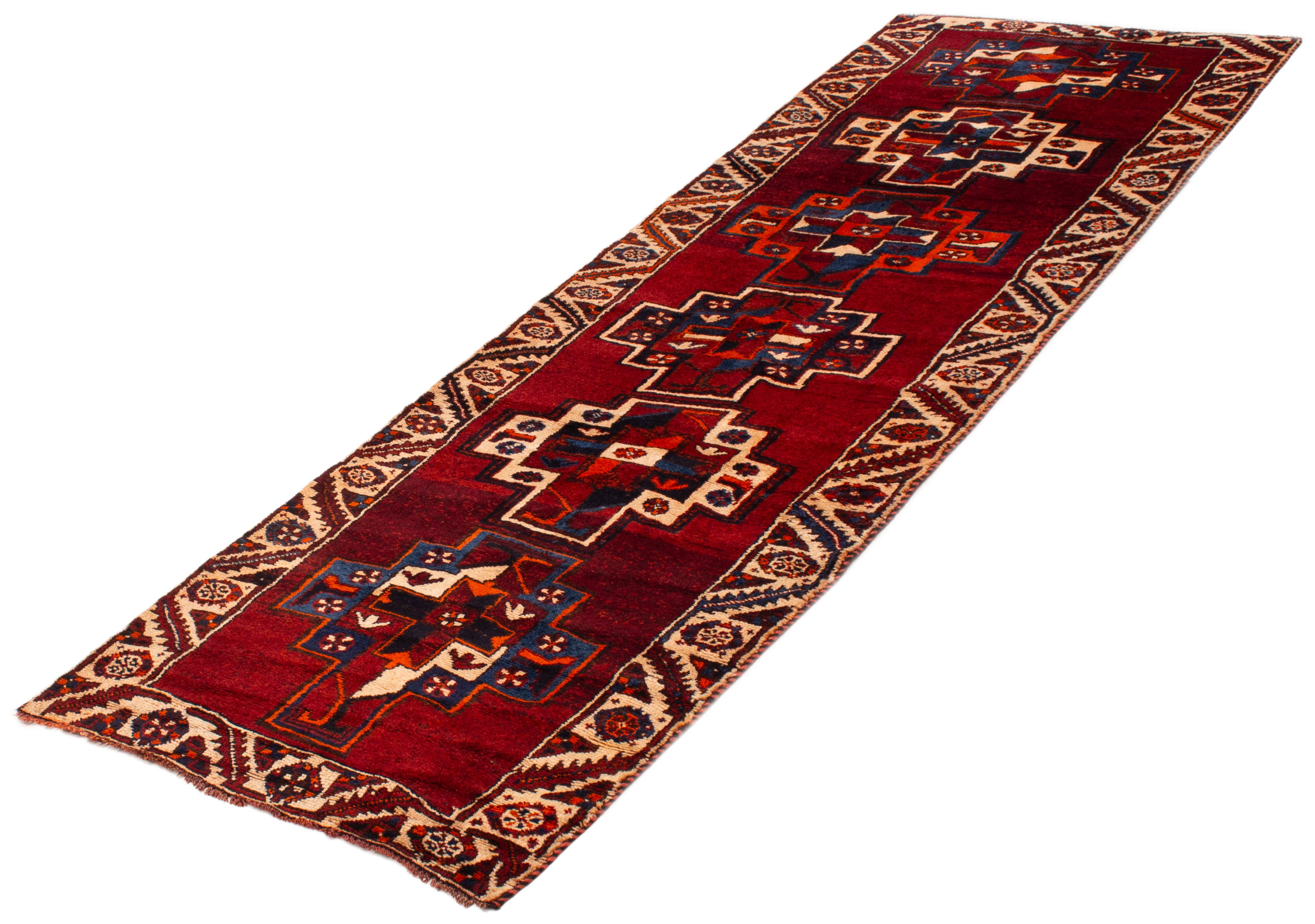 Bungalow Rose Forsan One-of-a-Kind 3'11" X 11'6" 1990s Runner Wool Area ...