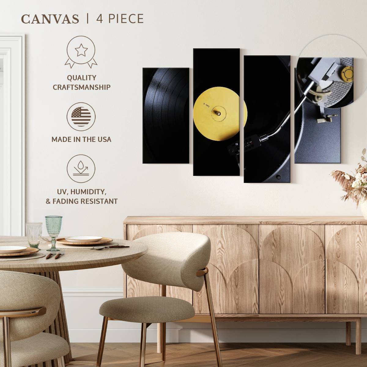 Ebern Designs Pastel Yellow Vinyl Record - Wayfair Canada