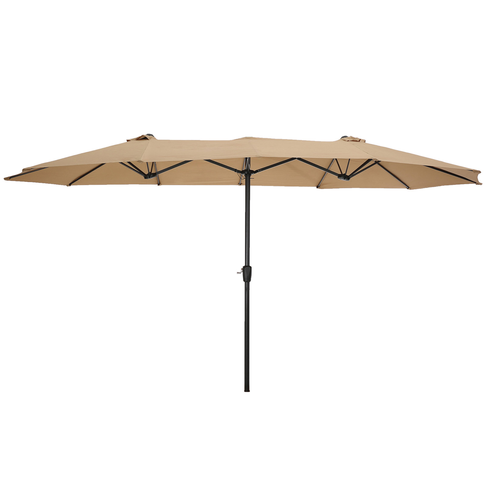 Arlmont & Co. Sarwan 180'' x 108'' Rectangular Beach Umbrella | Wayfair