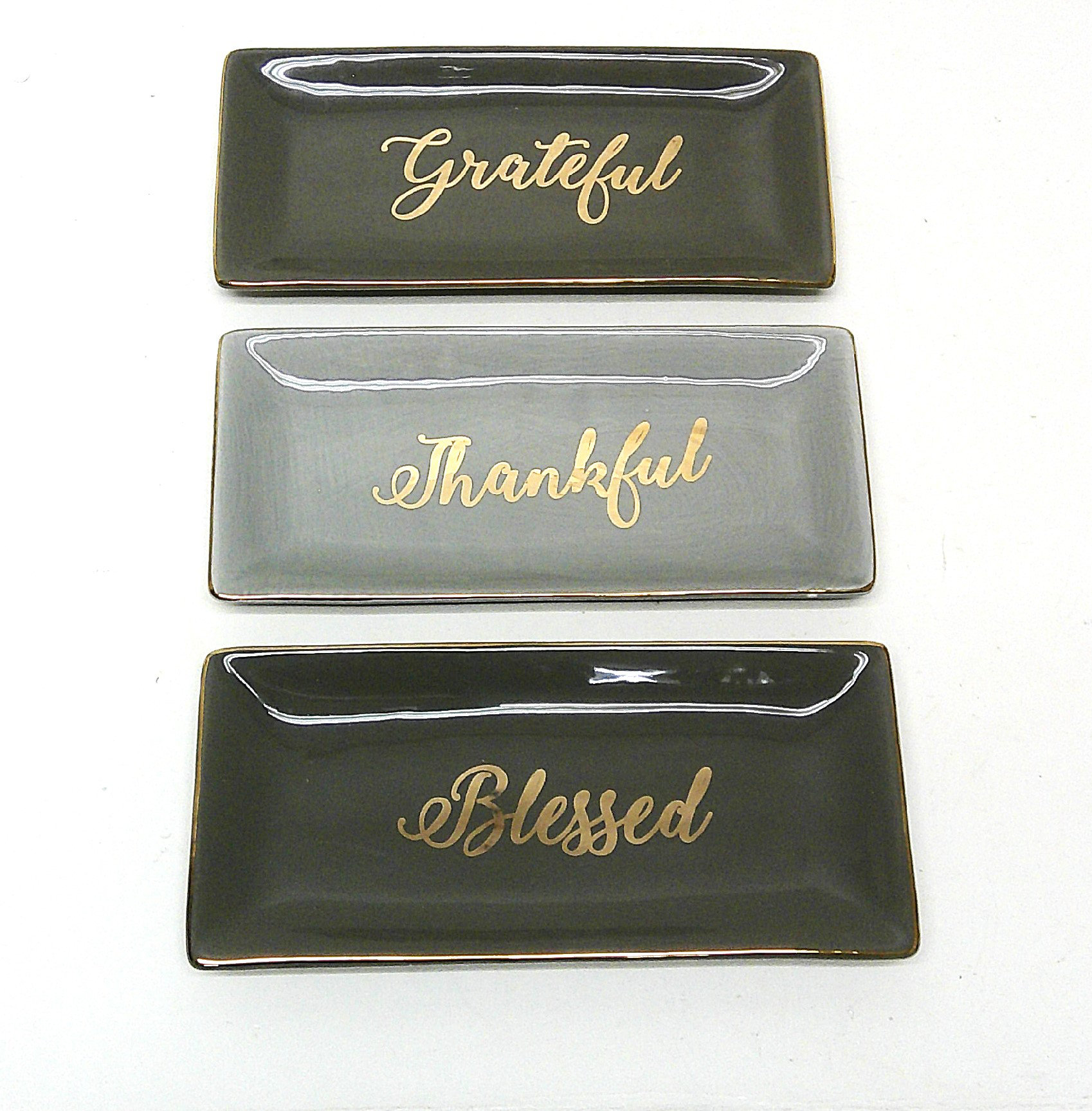 Mercer41 Dol Slate Harvest Tidbit Dish 3 Asst | Wayfair