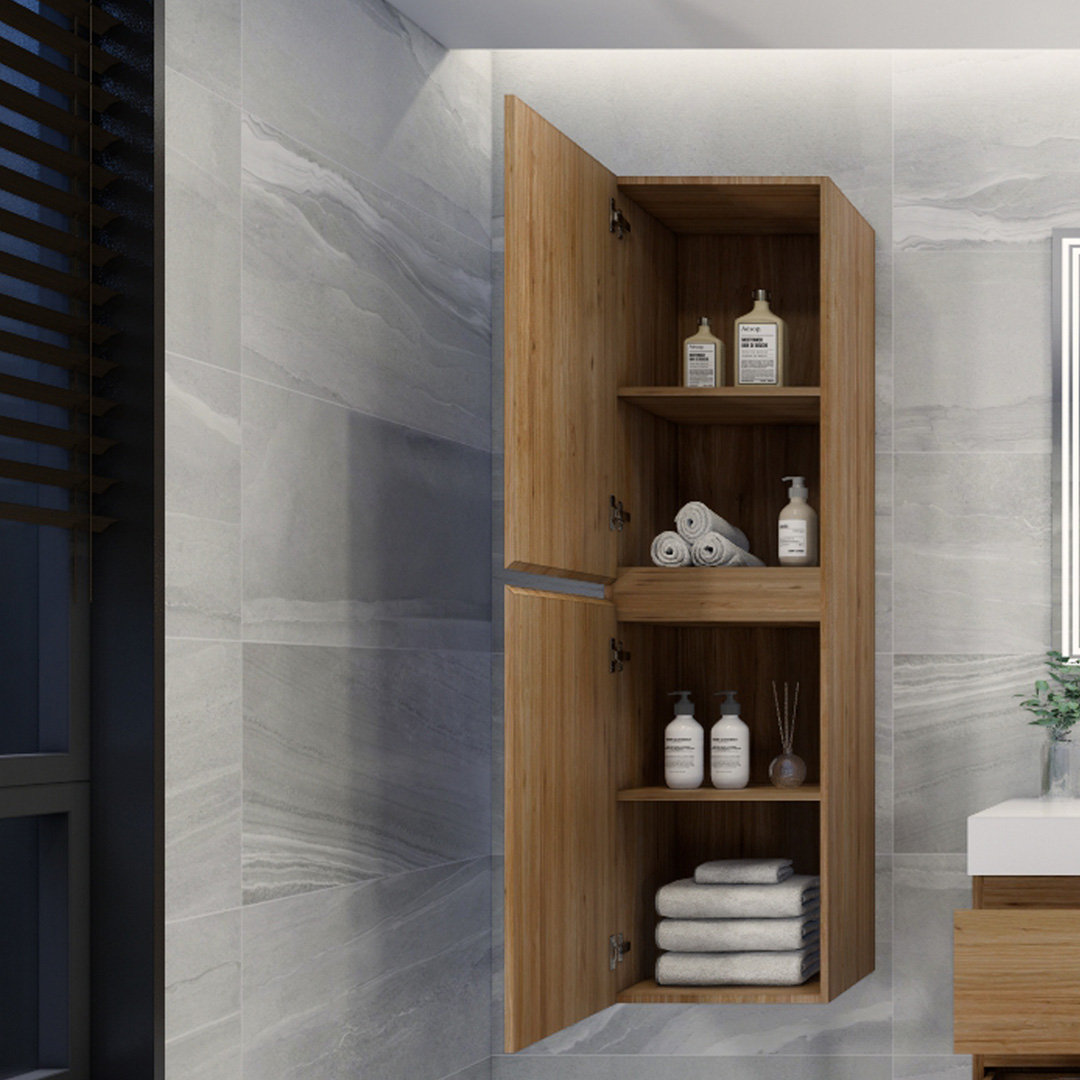 Hokku Designs Blas Wall-mounted Linen Cabinet & Reviews | Wayfair
