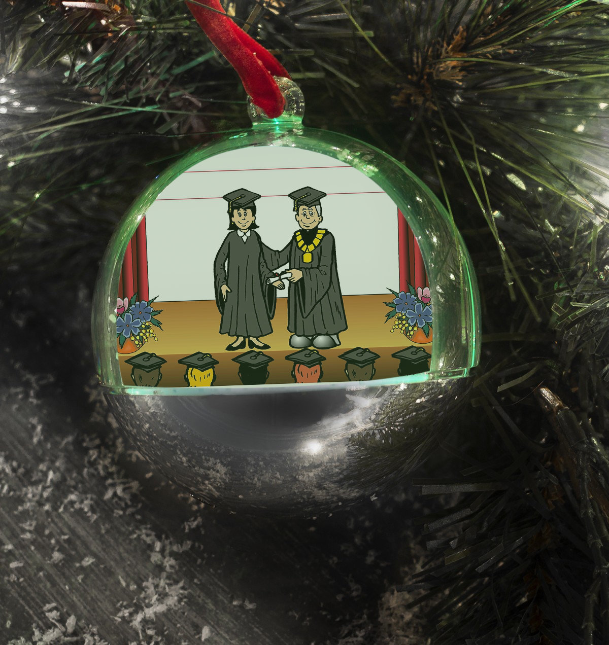 Printed Perfection Personalized Name That Toon Graduation - Female ...