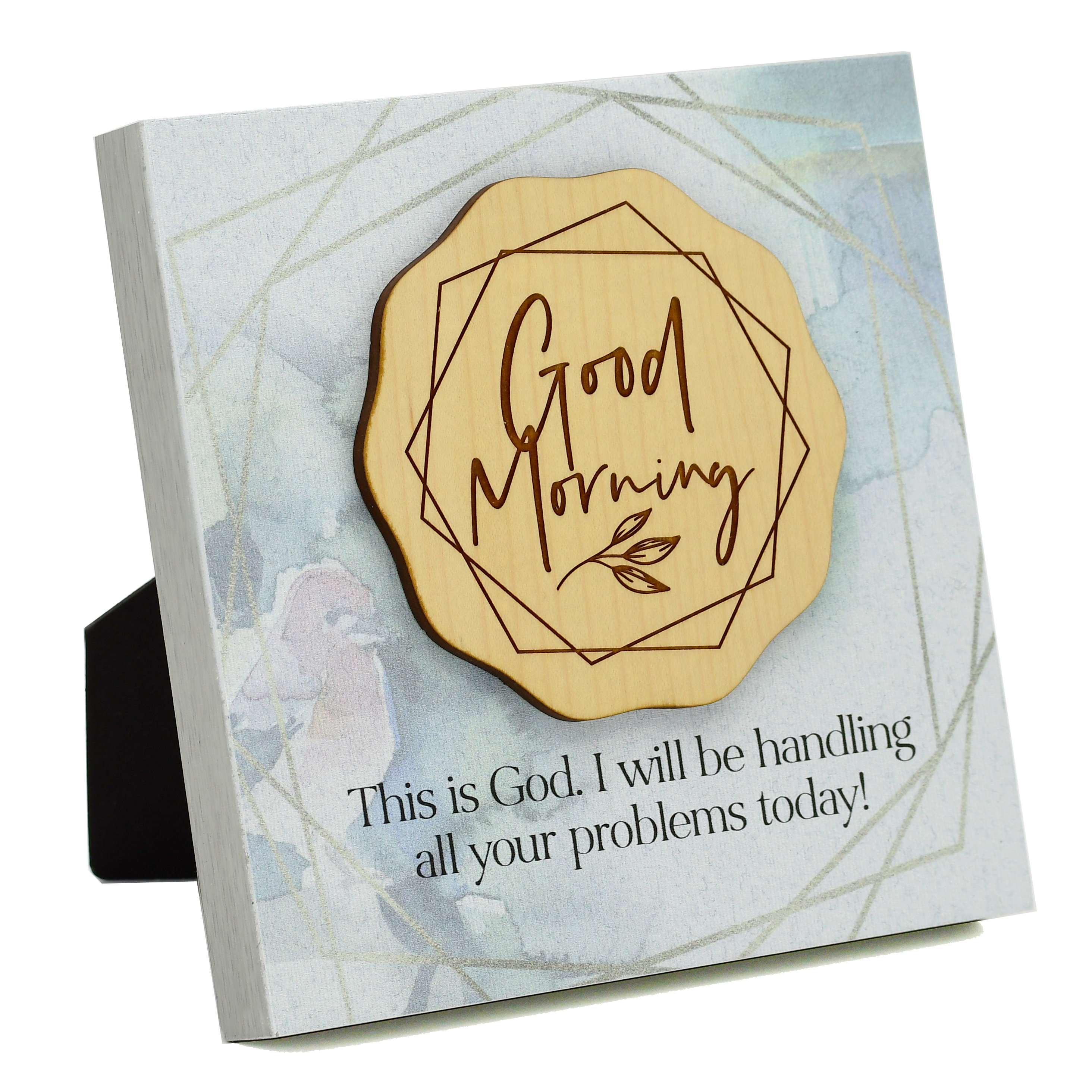 Trinx Good Morning Meadow Wood Plaque 6 Inches X 6 Inches - Wayfair Canada