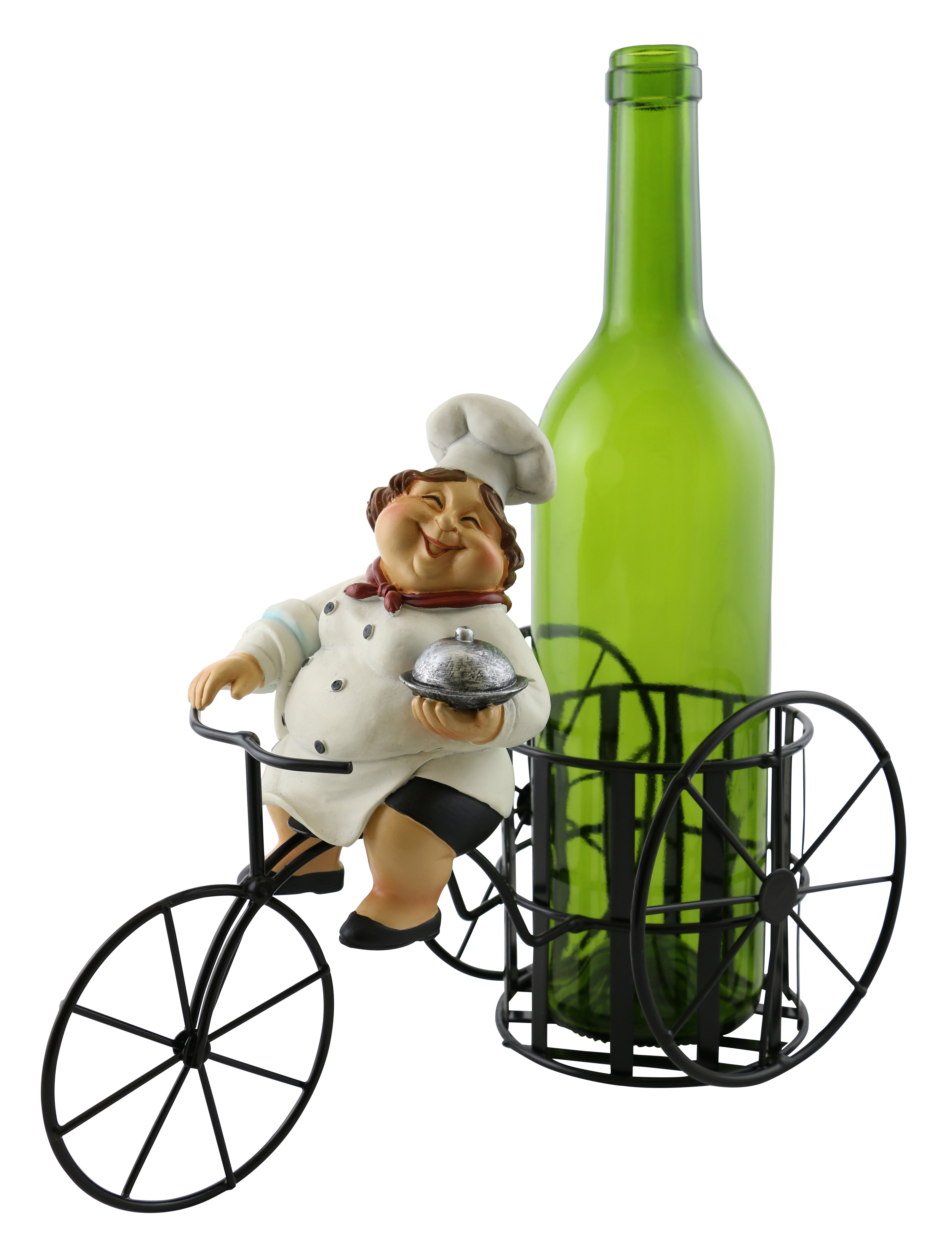 Wine Bodies Alissa Smiling Female Chef 1 Bottle Tabletop Wine Bottle ...