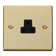 Marlow Home Co. Polished Brass 1 Gang 2A Round Pin Socket | Wayfair.co.uk