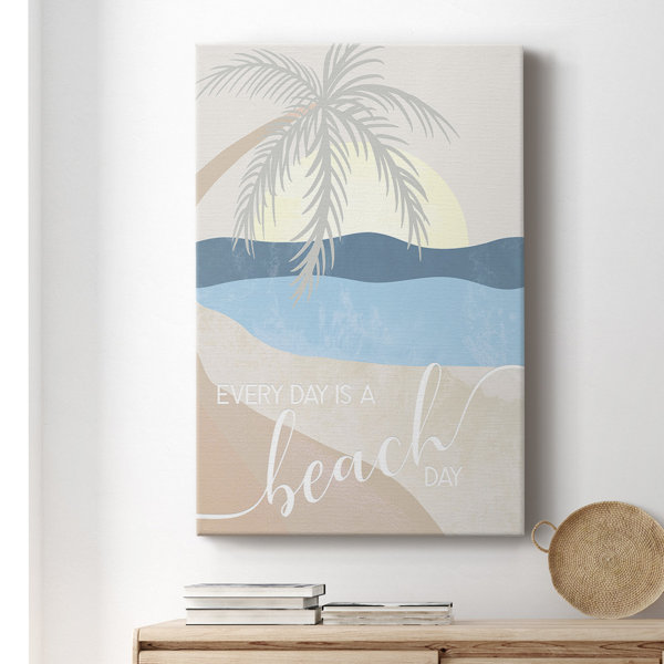 Dovecove " Beach Day " Print on Canvas | Wayfair