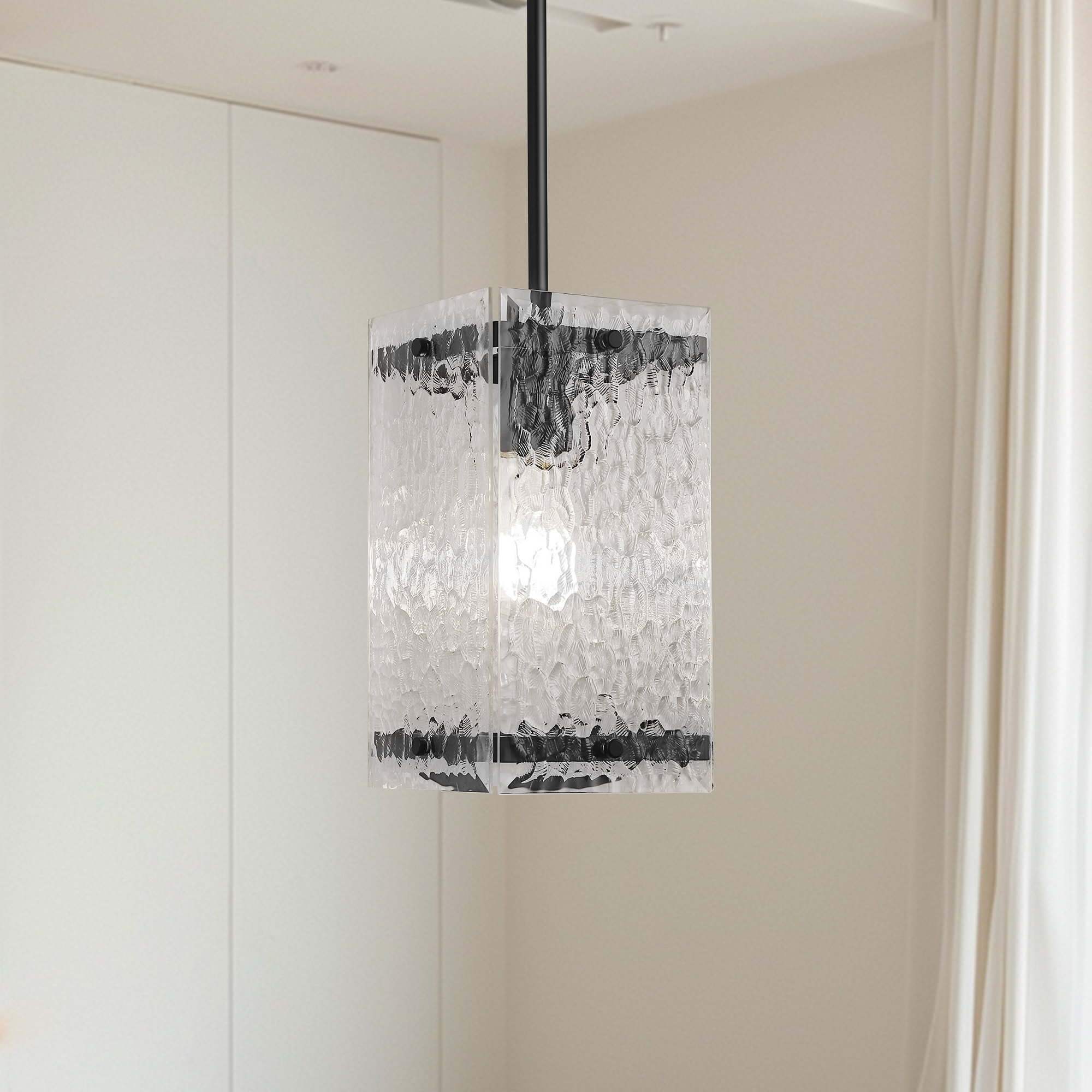 Highland Dunes Amirrah 1 - Light Black Pendant | Wayfair