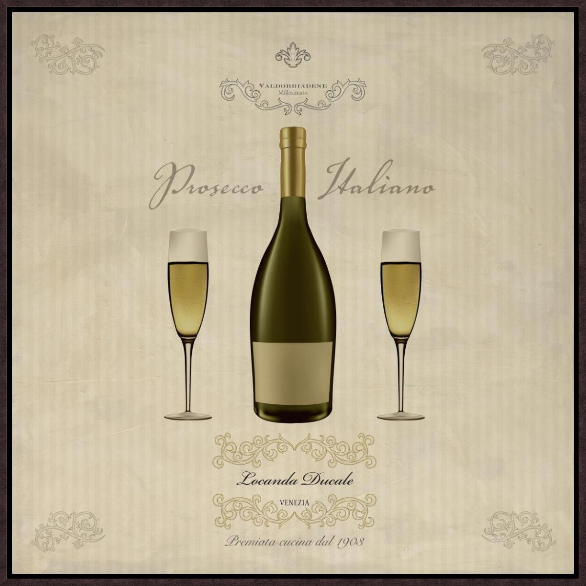 Global Gallery 'Prosecco Italiano' by Sandro Ferrari Framed Vintage ...