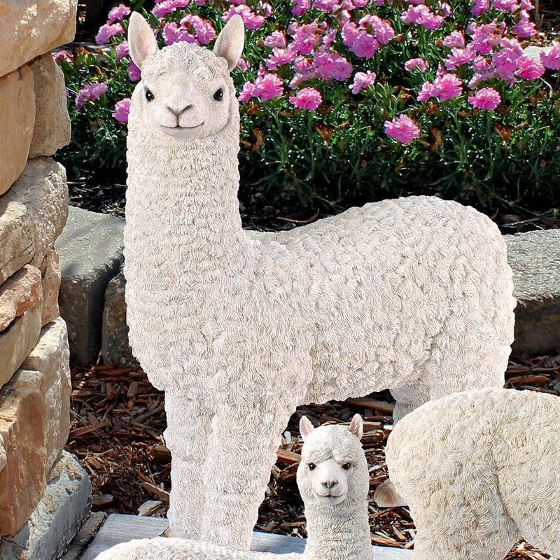 Design Toscano Alpacalypse of Alpaca Garden Statue & Reviews | Wayfair