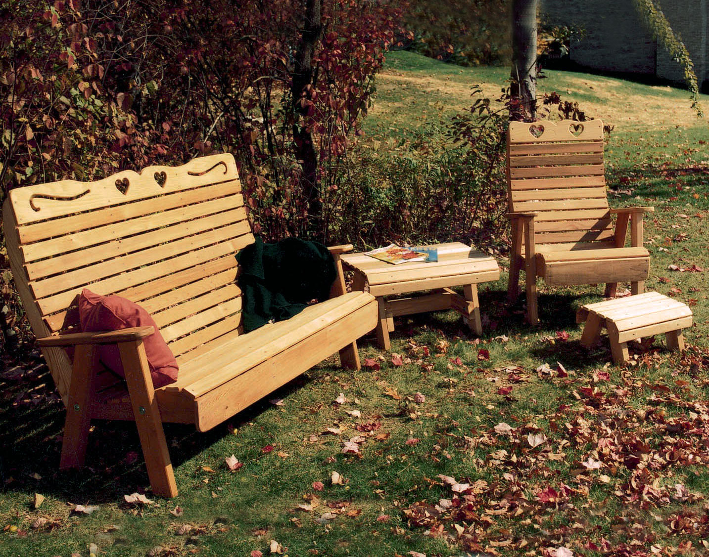 August Grove Tillison Cedar 3 Piece Sofa Seating Group | Wayfair