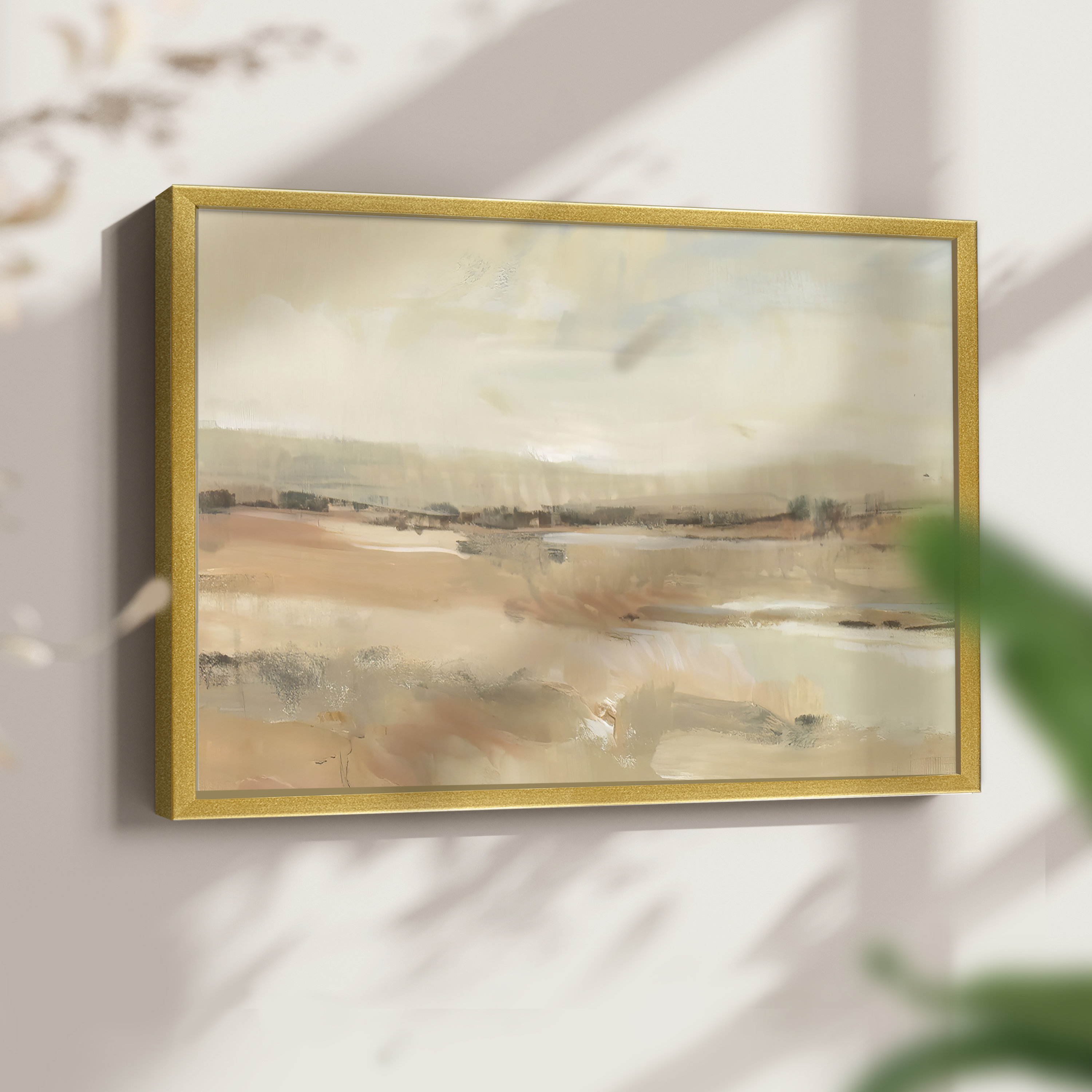 Winston Porter Earth Tone Landscape I -Framed Print - Restickable ...