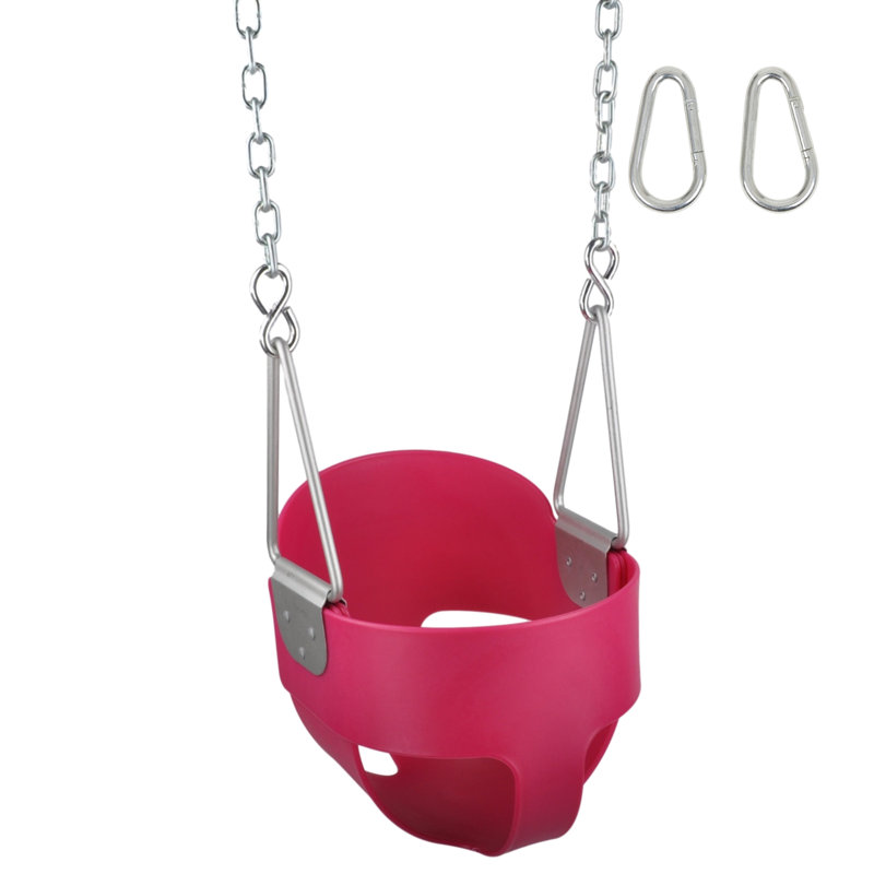 Swing Set Stuff Highback Full Bucket Swing Seat with Chains and Hooks ...