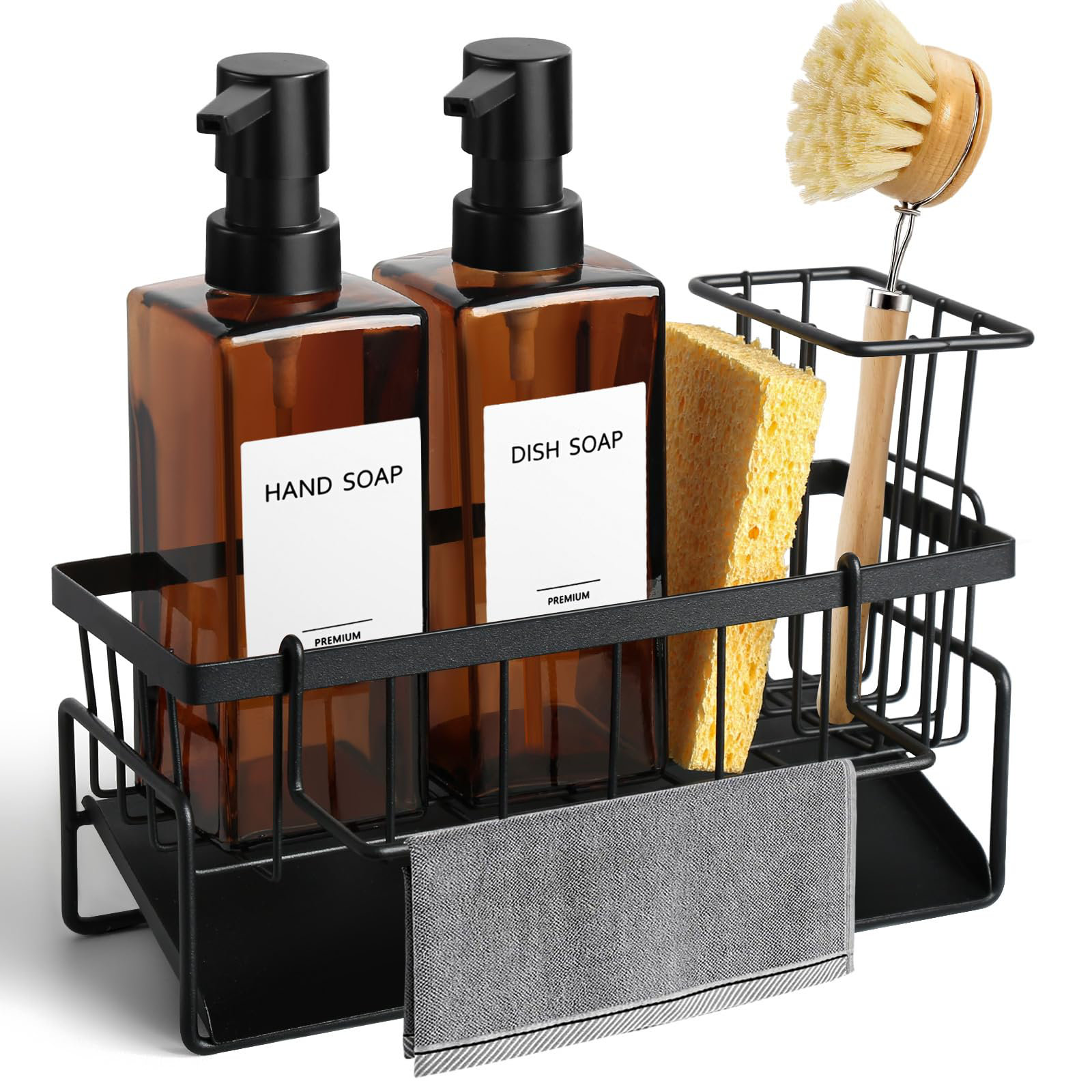 Latitude Run® Dish Soap Dispenser, 12 Fl Oz / 350 Ml Dual Soap ...