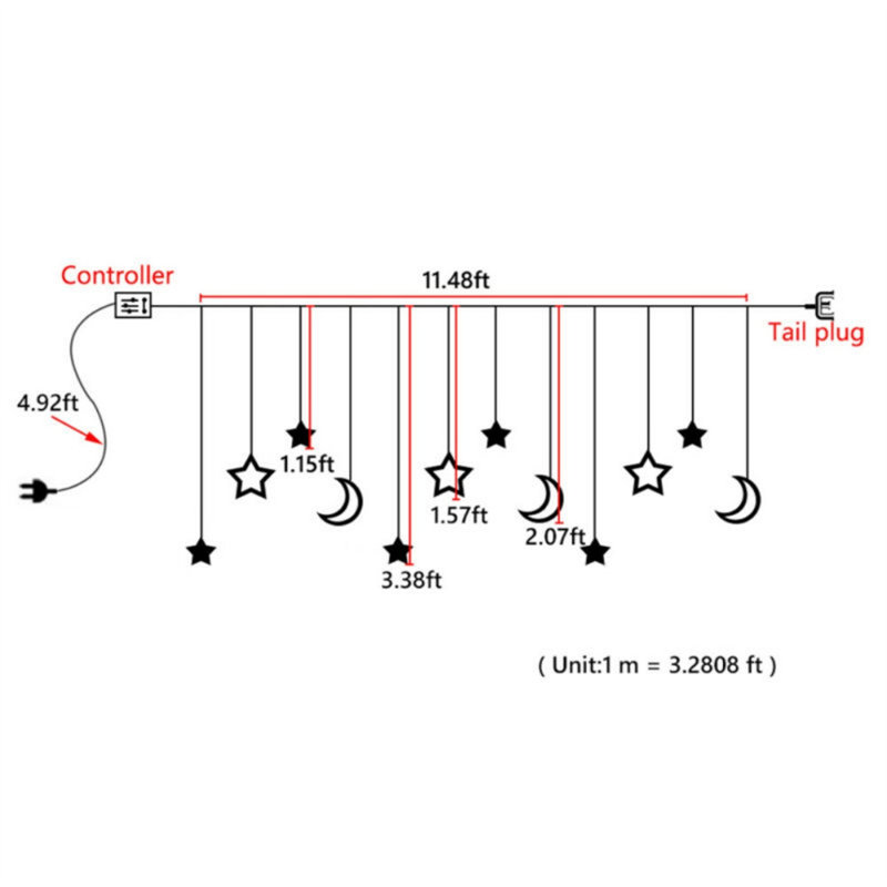 Trinx Ilgars Indoor 1 - Bulb 138'' Plug-in LED Novelty String Light ...