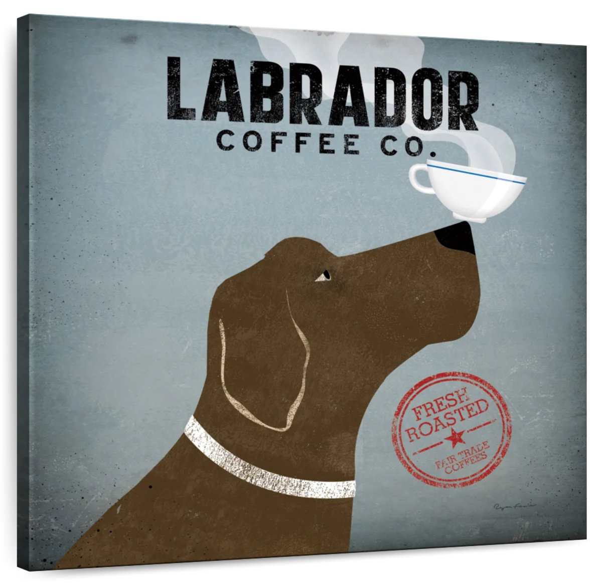 Ebern Designs Tergel Labrador Coffee Co | Wayfair