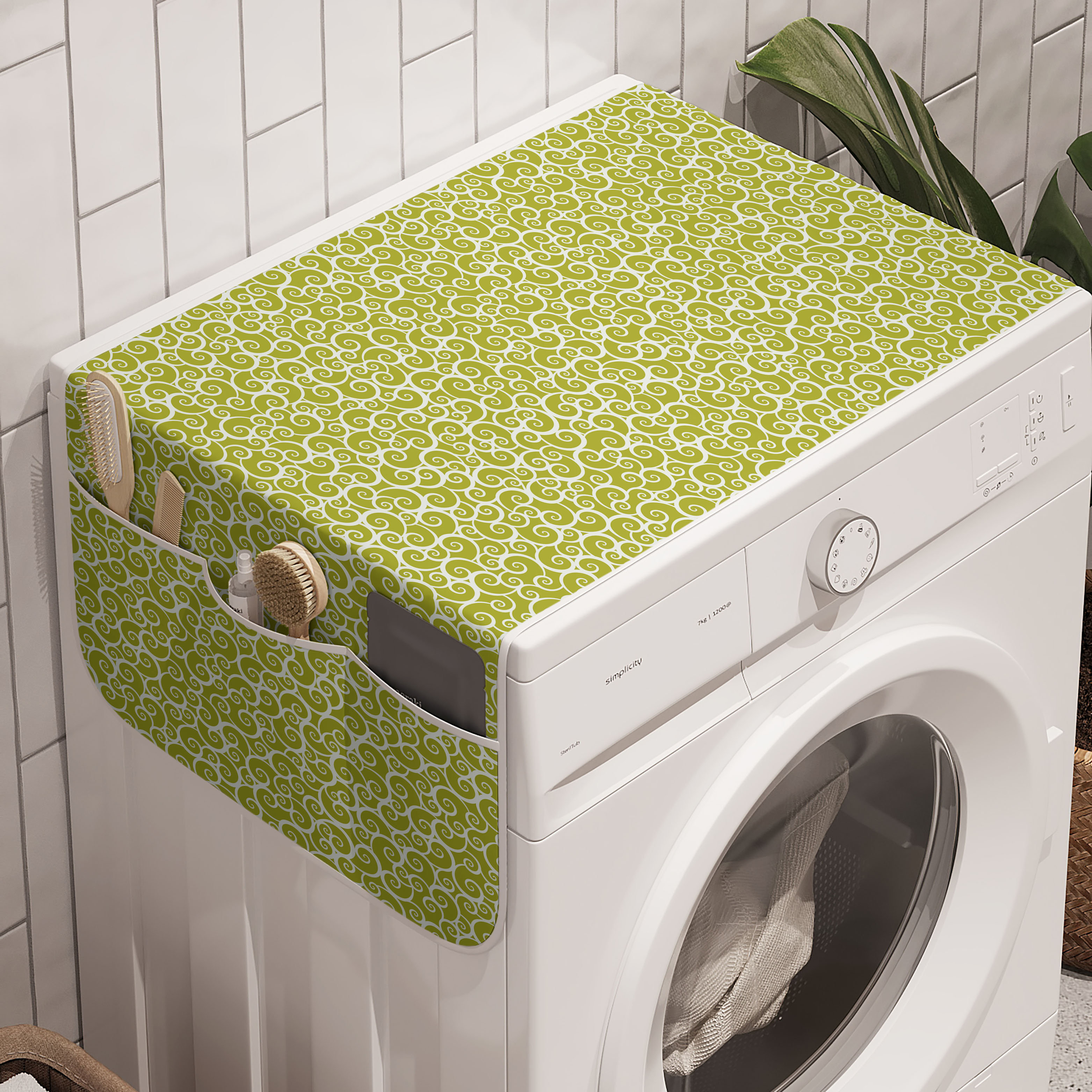 East Urban Home Earth Tones Washing Machine Organizer Pack of 2 47" x ...