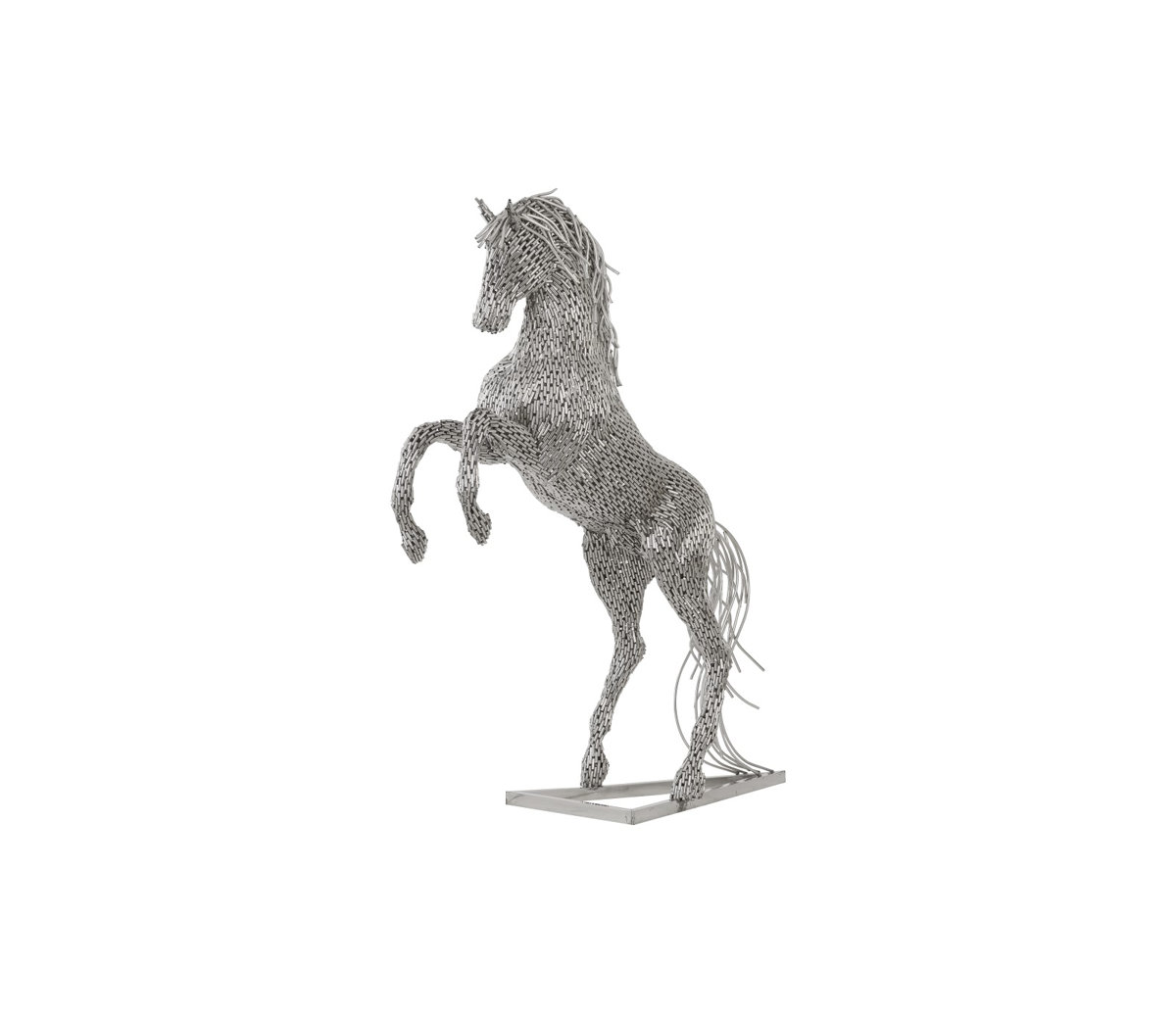 Phillips Collection Stainless Steel Horse Pipe Statue | Perigold