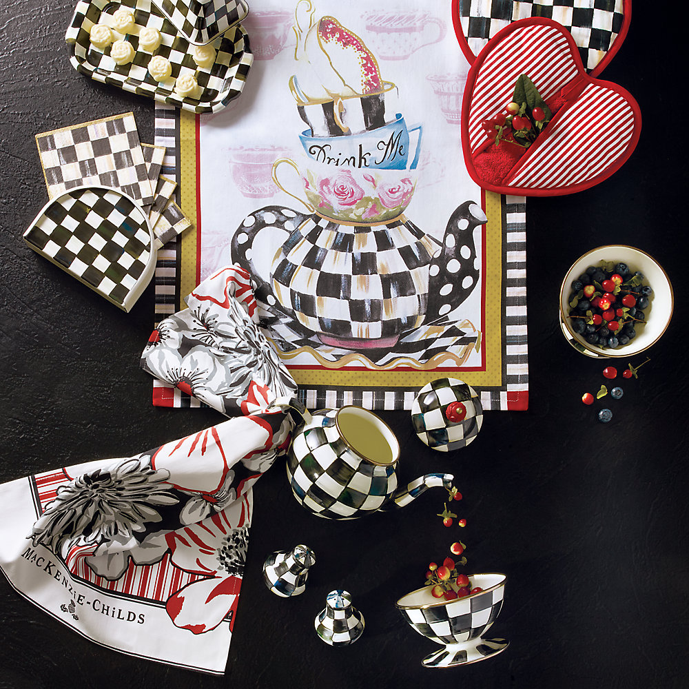 MacKenzie-Childs Courtly Check® Butter Box & Reviews | Perigold