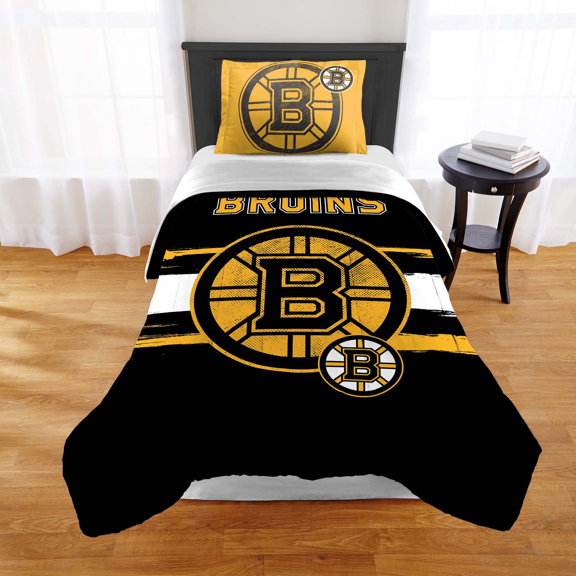 Sweet Home Collection NHL Boston Bruins Officially Licensed Comforter ...