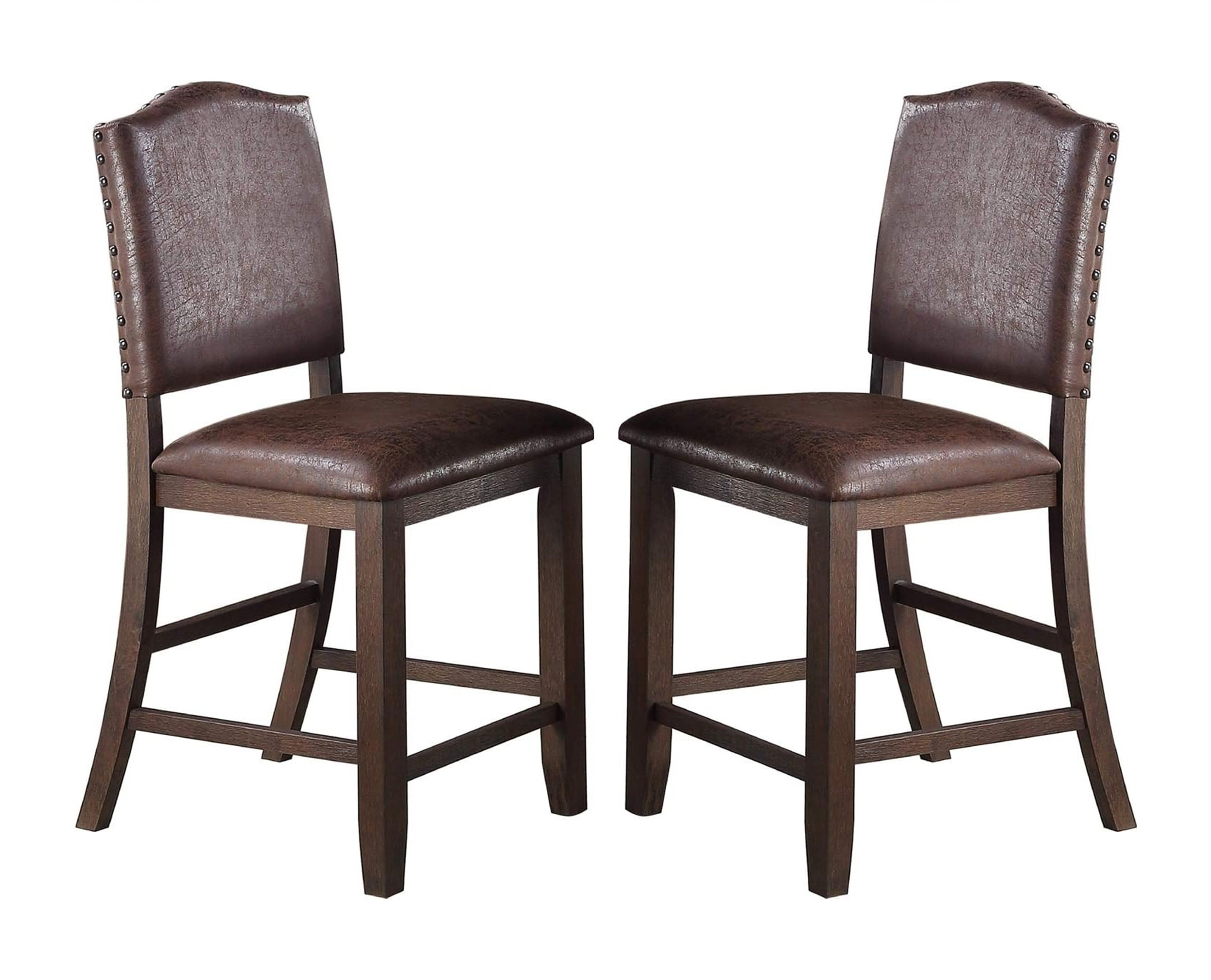 Red Barrel Studio® Rustic Espresso High Chairs Set | Wayfair