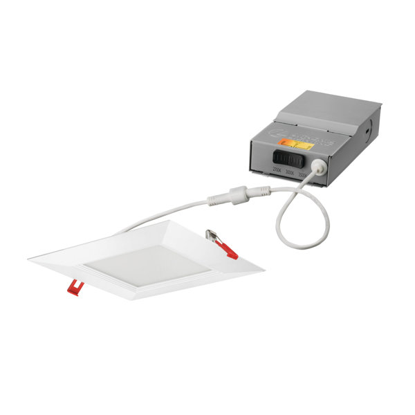 Lithonia Lighting Wafer 4'' LED Recessed Trim & Reviews | Wayfair