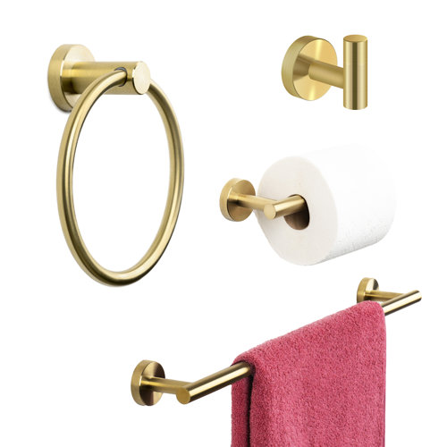 Wayfair | Gold Bathroom Hardware Sets You'll Love in 2024