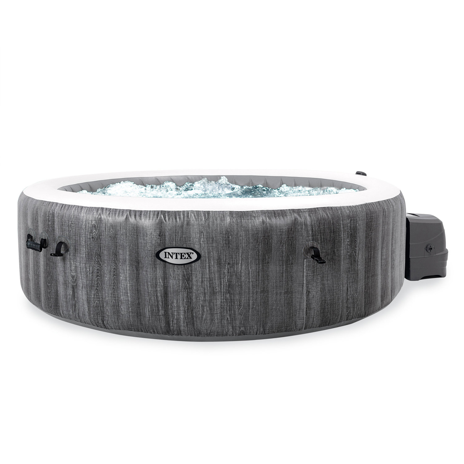 Intex Purespa Plus Inflatable Bubble Jet Hot Tub & Slip Resistant Seat ...